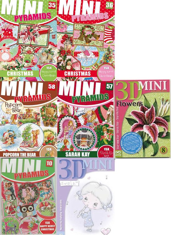 7 Prachtige Piramide Stap voor Stap Boekjes om de mooiste kaarten mee te maken | bol