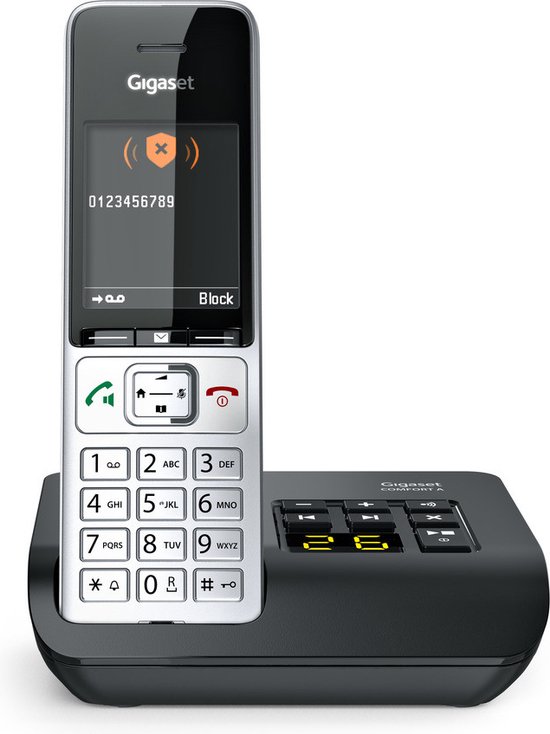 Gigaset - DECT telefoon - COMFORT 500A - Zilver/Zwart | bol