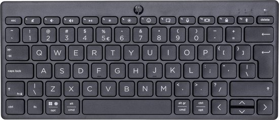 HP 350 Compact - Draadloos Toetsenbord - Bluetooth - Qwerty - ISO - Zwart | bol