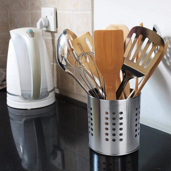 Keukengerei houder van roestvrij staal - 2 stuks, robuuste organizer ...