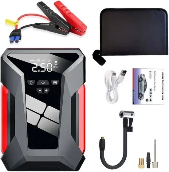 Multi-Function Jump Starter - 3-in-1 Jump Starter met Powerbank ...