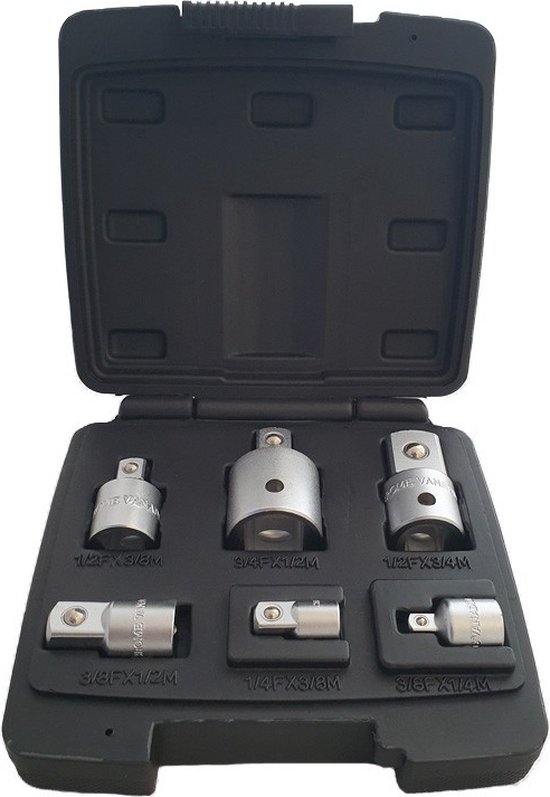 WEBER TOOLS Verloopdoppen set 6-delig | bol