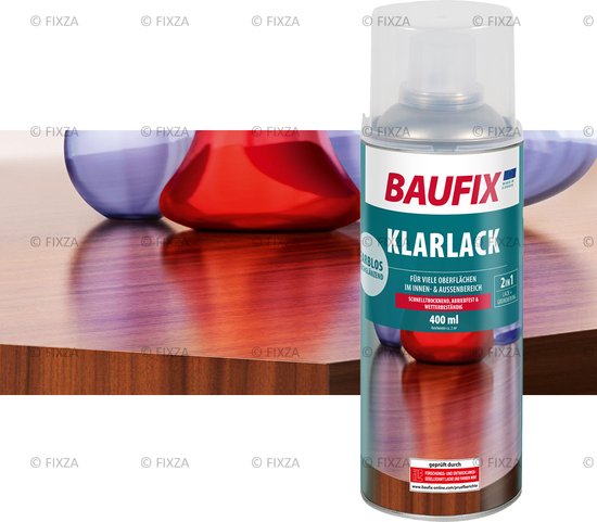 BAUFIX Blanke Spuitlak Hoogglans 400 ml | bol