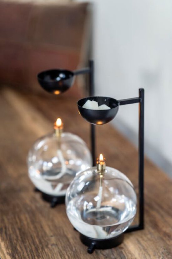 Geurbrander - metalen staander - peri living - oliebrander ...