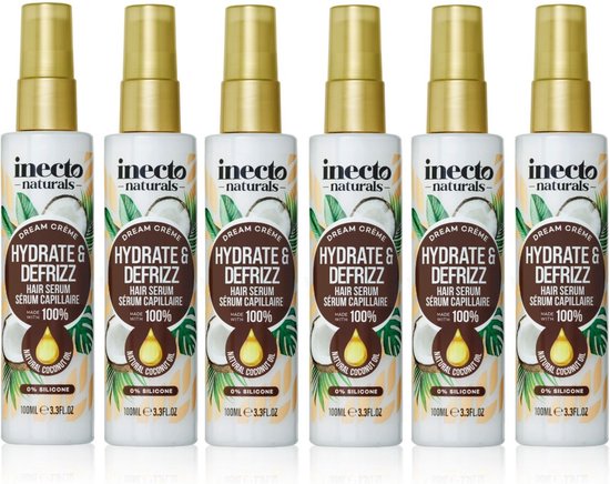 INECTO NATURALS - Hair Serum Dream Crème Coconut - 6 Pak ...