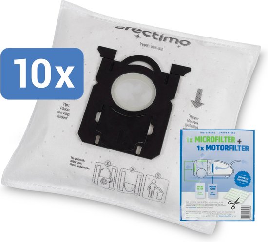 Stofzuigerzakken Philips Power Go van efectimo + filterset - geschikt ...