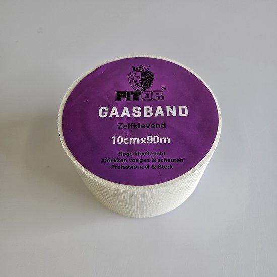 Gaasband 10cm x 90m x 1 stuks (PITOR®) | bol