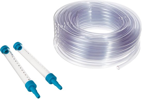 Slangwaterpas van hoogwaardig kunststof - onbreekbare trechter ...