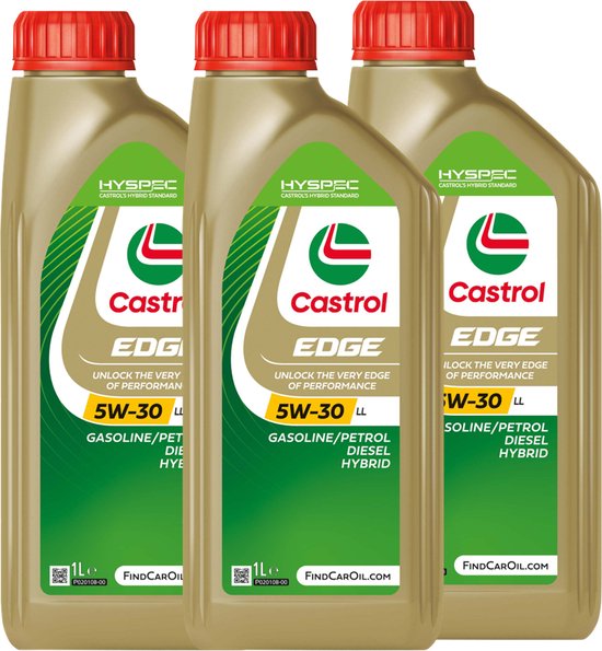 Castrol Edge Titanium 5w30 LL (Long Life)- Motorolie VOORDEELPAK 3 X 1 ...