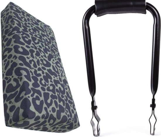 Bagagedragerkussen, rug-rolkussentje en rugleuning, Complete set ...