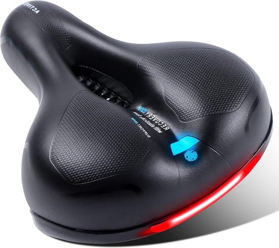 Fietszadel waterdicht comfortabel zacht kussen voor heren en dames ...