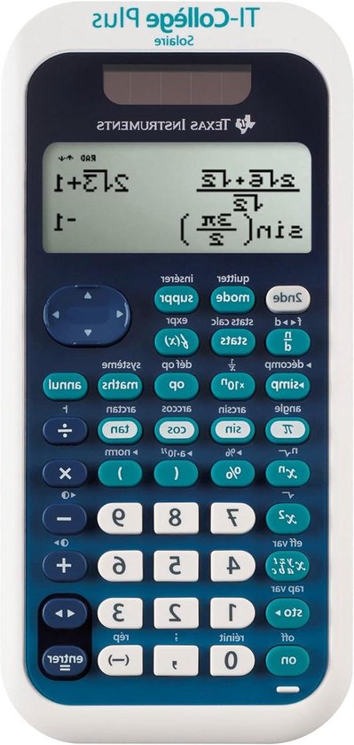 Wetenschappelijke rekenmachine Ti-College Plus Solaire - geavanceerde ...