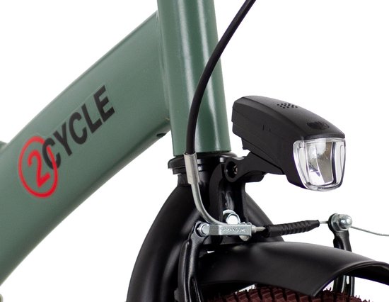 2Cycle - Jongensfiets - 24 inch - Groen - Kinderfiets - 24 inch fiets | bol