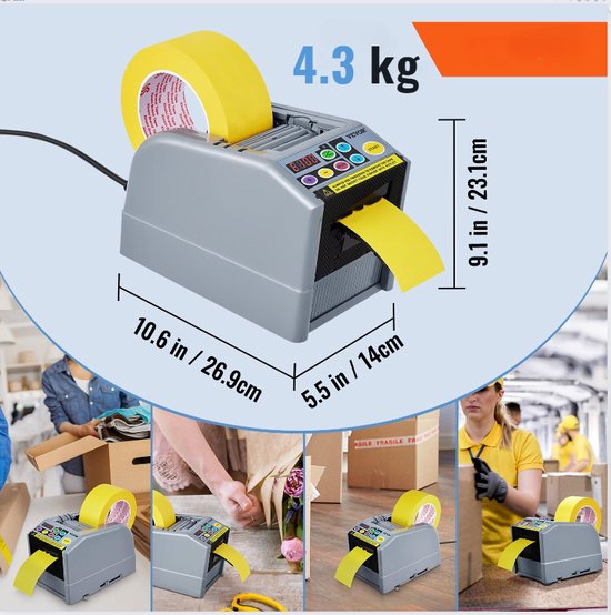 Automatische Tape Dispenser - Cutter Machine - Verpakkingstape - 25W ...