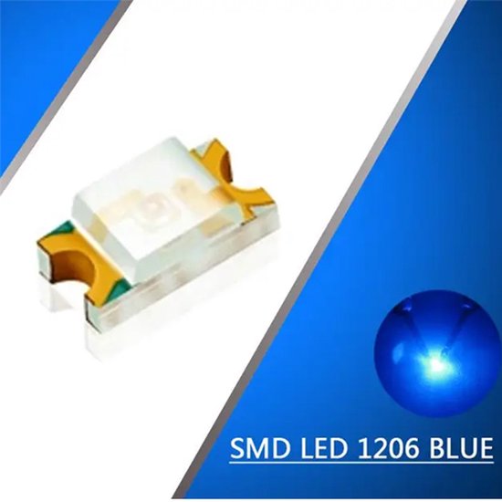 Led Diode 1206 smd 10 stuks kleur Blauw | bol