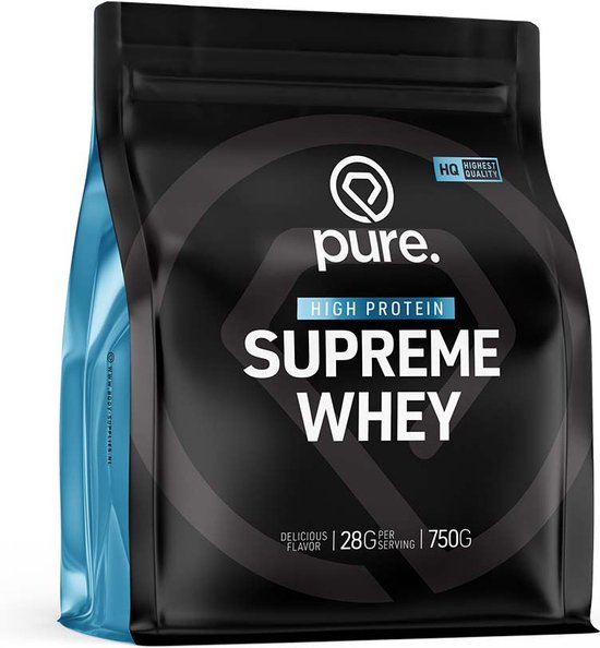 Pure. Supreme Whey - Salted Caramel - 750gr - eiwitshake - wei protein ...