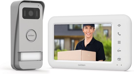 Avidsen Elia Smart Wifi intercom met camera - bedraad | bol