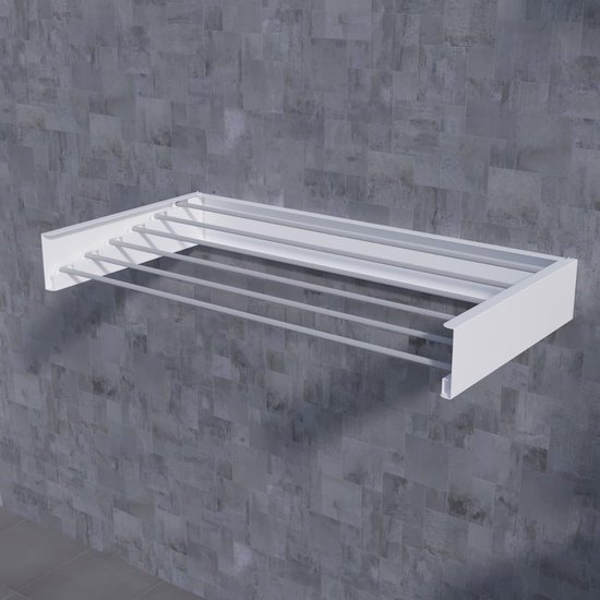 Droogrek, wandmontage, wasdroger, ruimte 70 cm lengte, uittrekbaar ...