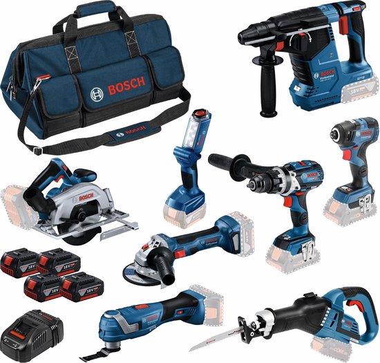 Bosch Professional 8 Toolkit 18V | bol