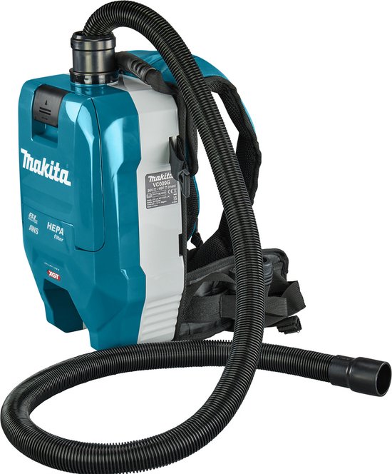 Makita Accu Rugstofzuiger AWS XGT 40V Max - Met HEPA filter - VC009GZ01 ...