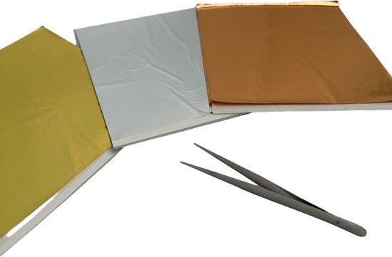 Bladgoud set - Imitatie goud vellen voor decoratie & DIY - 120 stuks | bol