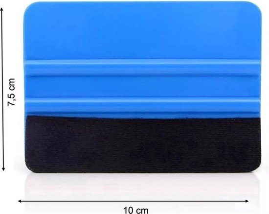 Knaak Rakel met viltenrand voor Aanbrengst Raamfolie of Muurstickers | bol