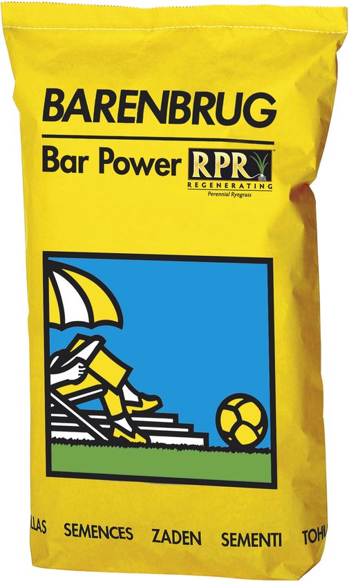 Barenbrug, Bar Power RPR, Zelfherstellend gazon 15kg | bol