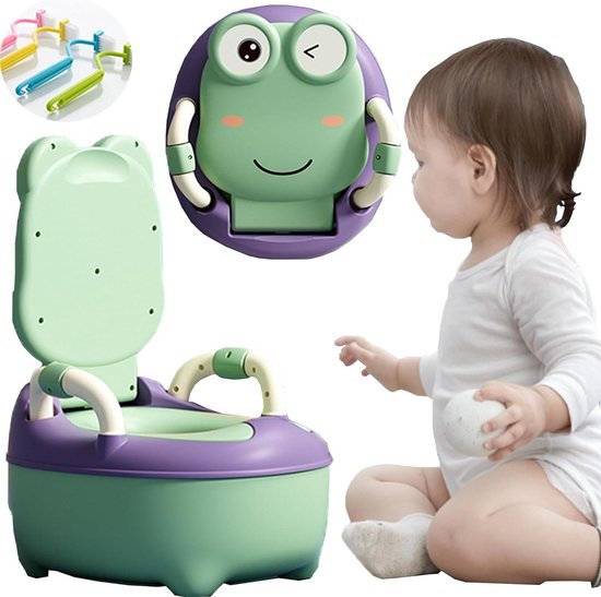 Potty Training Toilet Seat met Spatbescherming voor Peuters - Jongens ...