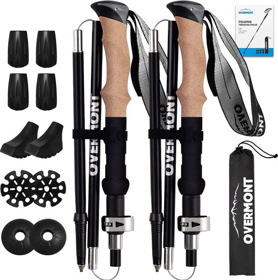 Wandelstokken van Carbon en 7075 Aluminium - Ultralicht, Opvouwbaar en ...