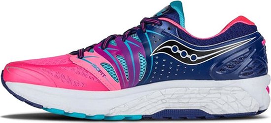 Saucony - Hurricane ISO 2 - Blue Pink- maat 39 - hardloopschoen | bol