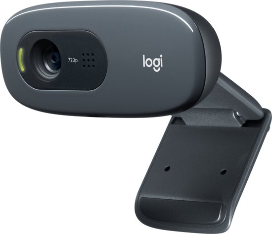 Logitech C270 - 720p HD Webcam - 3MP - Grijs | bol