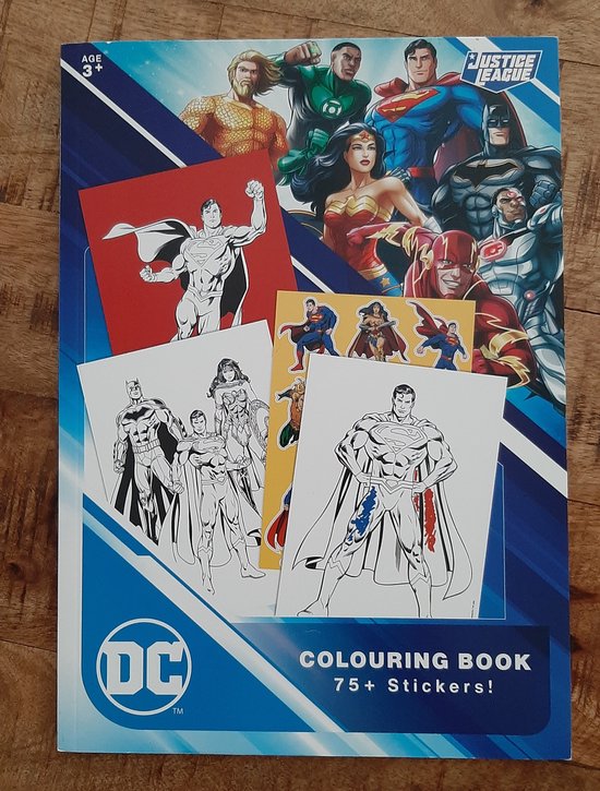 DC Colouring Book ※ 75 Stickers Kleurboek | bol