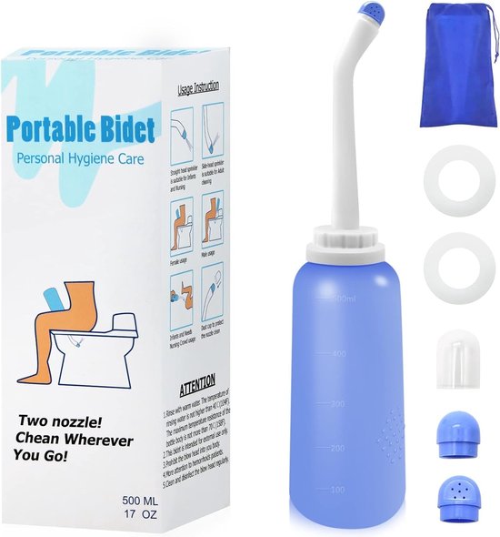 Peri Bottle - Vaginadouche - Anale Douche - Post Partum - Draagbaar ...