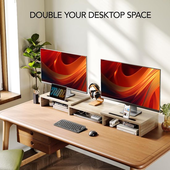Sounix Monitor standaard - Monitorstandaard - Geschikt voor Macbook ...