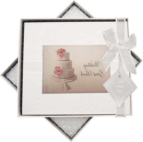 Vintage houten gastenboek voor bruiloft - wit - 195 x 215 x 15 cm | bol