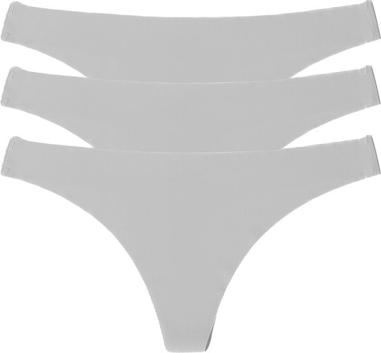 SUPERZACHT! Naadloze Strings (Maat XS) | 3-Pack Grijs | Al meer dan 500 ...