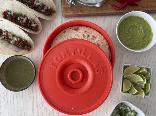 Tortillero voor Fajitas en Burrito's - Vrolijk en kleurrijk ...