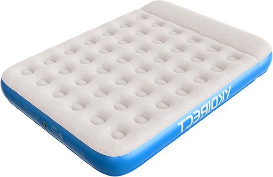 Luchtbed met ingebouwde pomp - Comfortabel opblaasbaar campingluchtbed ...