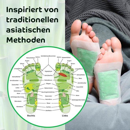 Bandoo Detox Foot Pads - Coussinets naturels de nettoyage en profondeur ...