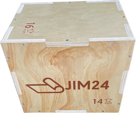 Jim24 Plyo Box - Fitness Box - Crossfit - Krachttraining - 3-in-1 ...