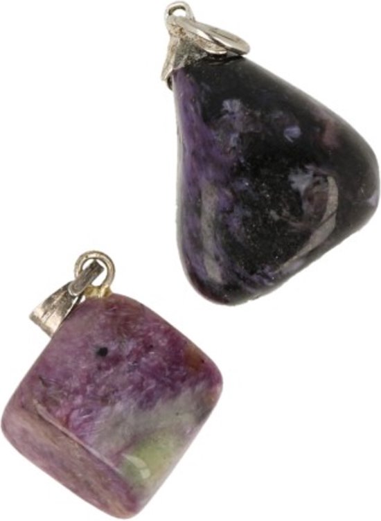 Ruben Robijn Charoiet edelsteen hanger | bol