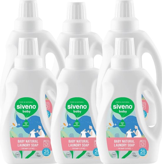 Siveno Natuurlijk Wasmiddel speciaal ontwikkeld voor Babykleding en ...