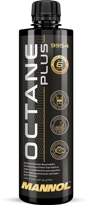 Mannol Octane Plus, Super Benzine, Octane Booster, Protected and clean ...