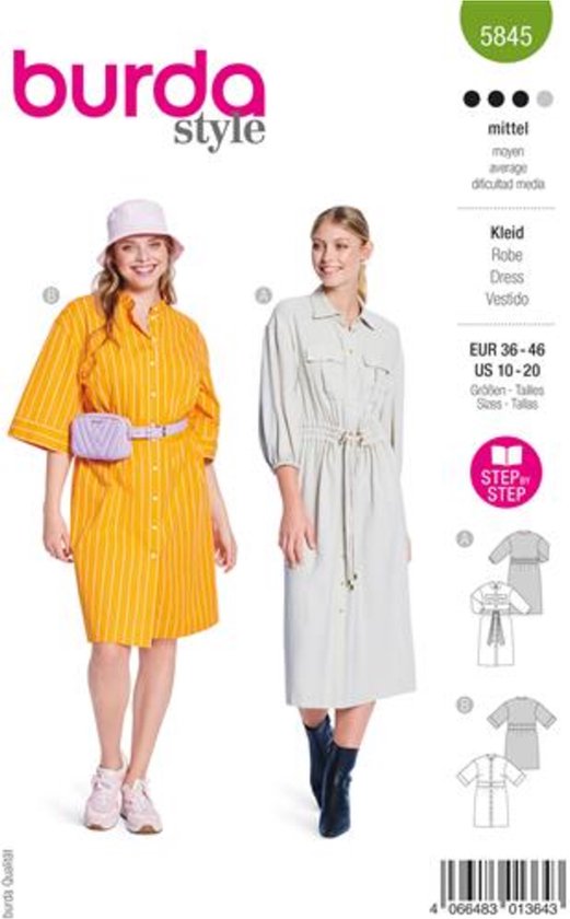 Burda nr.5845 maat 36-46 | bol