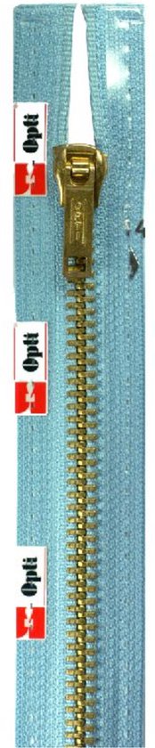 Opti 8703 M60 goudkleurige metaalrits 6mm niet deelbaar 22 cm licht blauw | bol