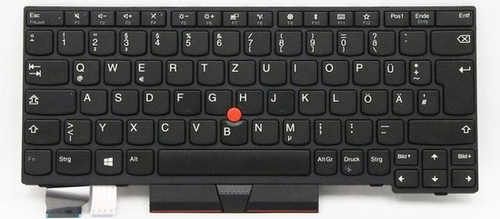 Notebook Toetsenbord (QWERTZ - Duits) geschikt voor o.a. Lenovo ...