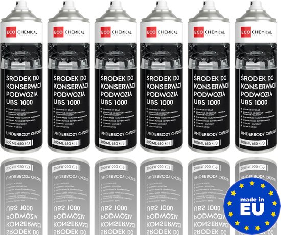 Bitumen Undercoating Auto Spuit - 6 x 500ml - MADE in EU - Anti Roest ...