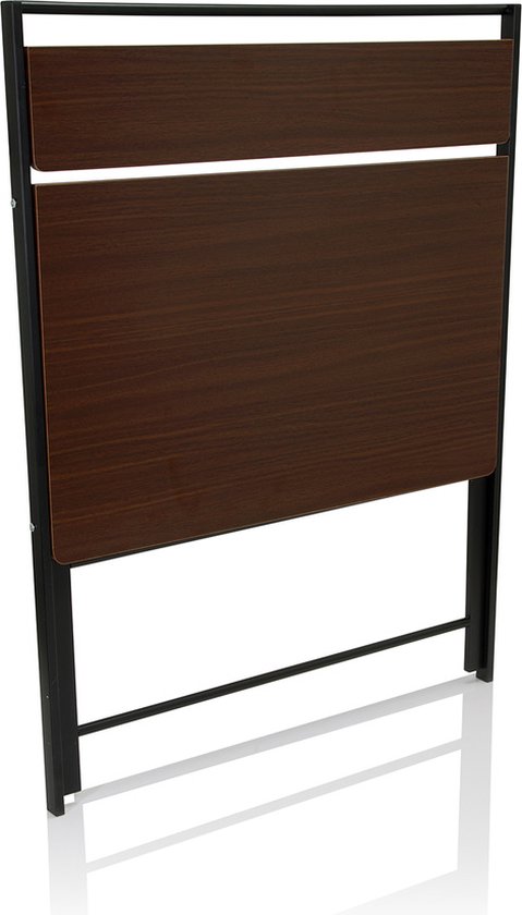 EASY CLAP | 92x84 - Inklapbaar bureau Zwart / Walnoot | bol