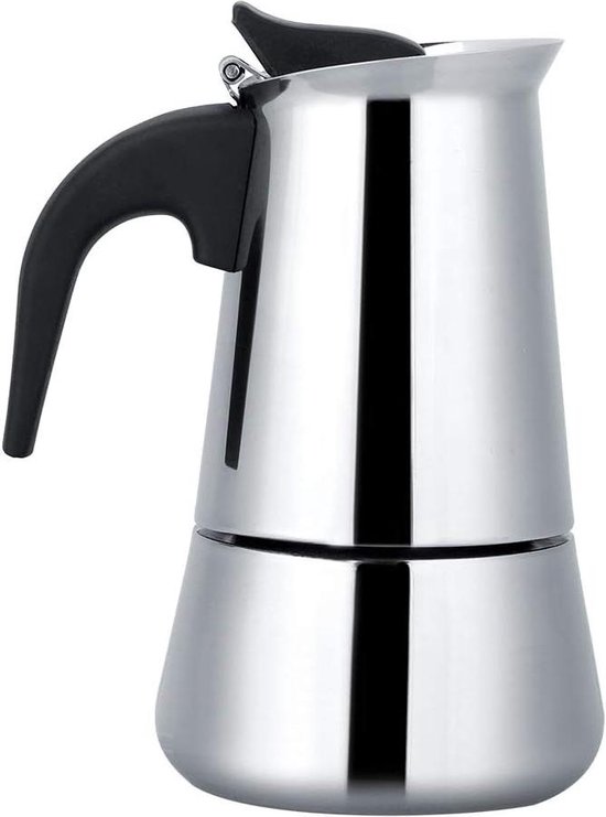 Draagbare RVS Koffiepot - Moka Espresso Maker - Mocha Pot met Filter | bol