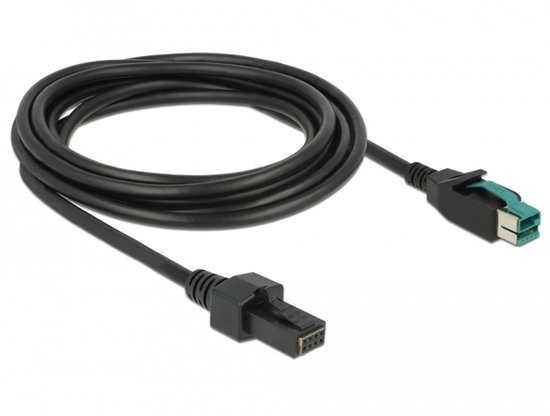 Powered USB kabel mannelijk 12 V> 2 x 4 pin mannelijk 3 meter voor POS ...